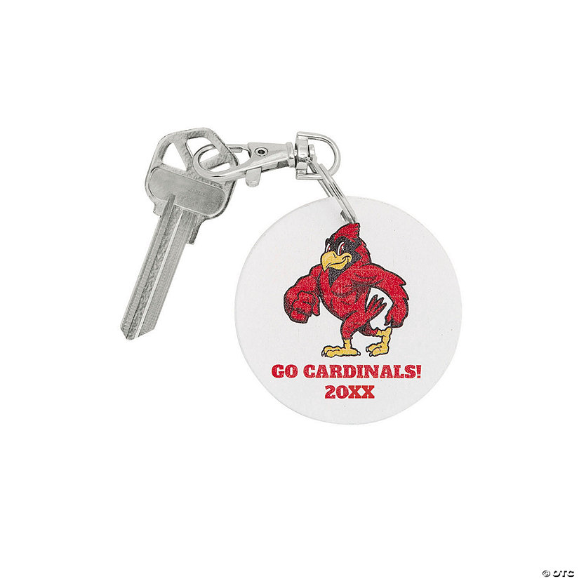 Personalized Team Spirit Keychains - 24 Pc.