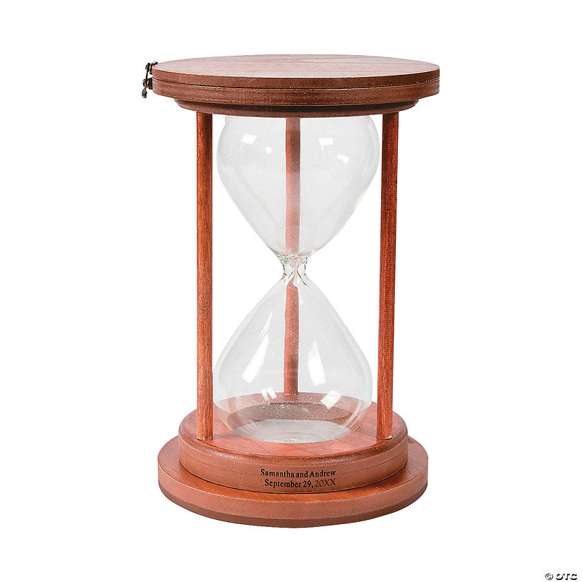Personalized Unity Sand Ceremony Hourglass | Oriental Trading