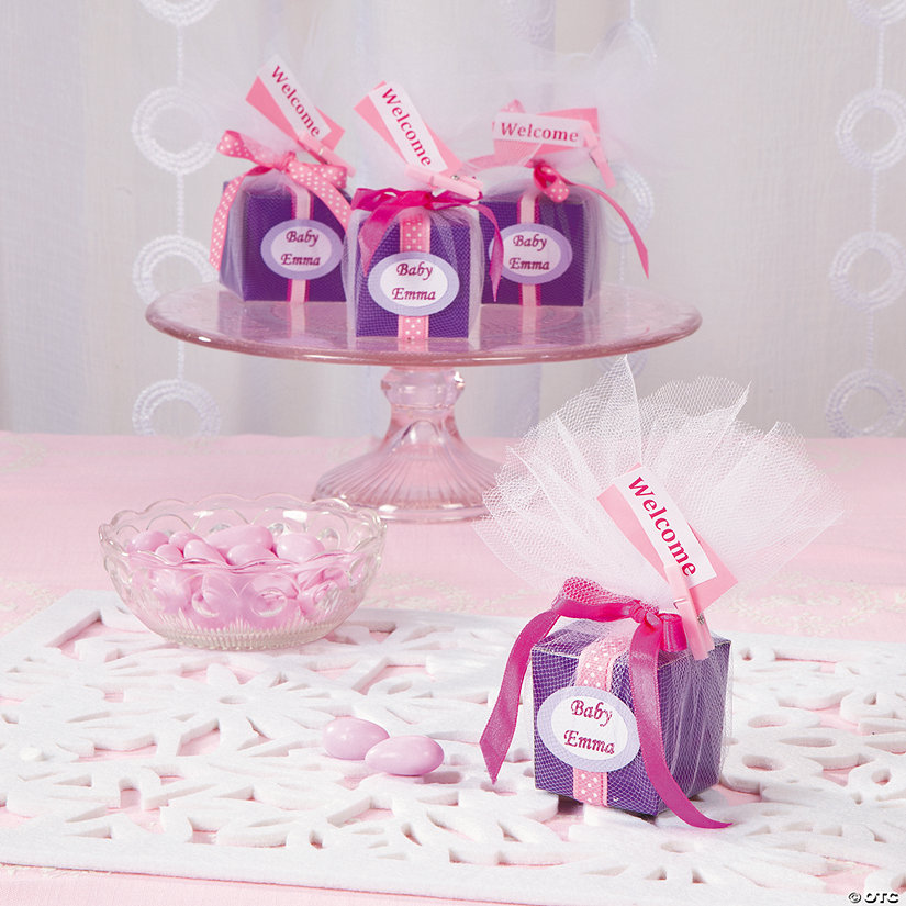 Welcome Baby Treat Boxes Idea