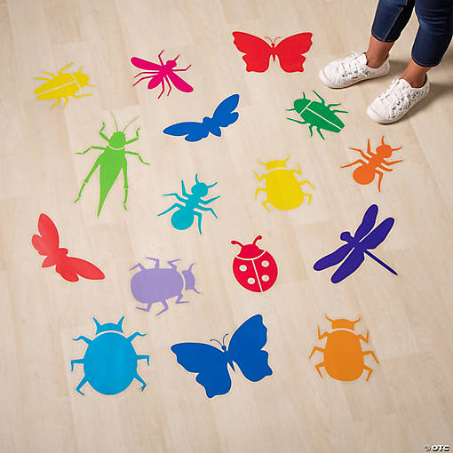 Oriental Trading | Customer Questions and Answers | Bug Floor Decals ...