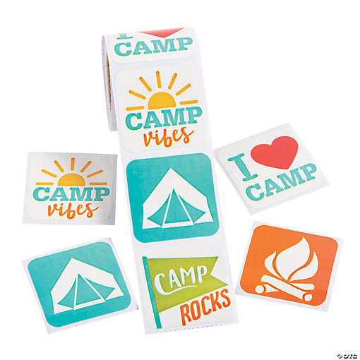 Oriental Trading | Customer Questions and Answers | Camp Sticker Roll ...