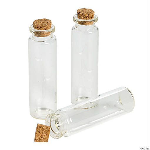 Oriental Trading | Customer Questions and Answers | Corked Glass Bottles