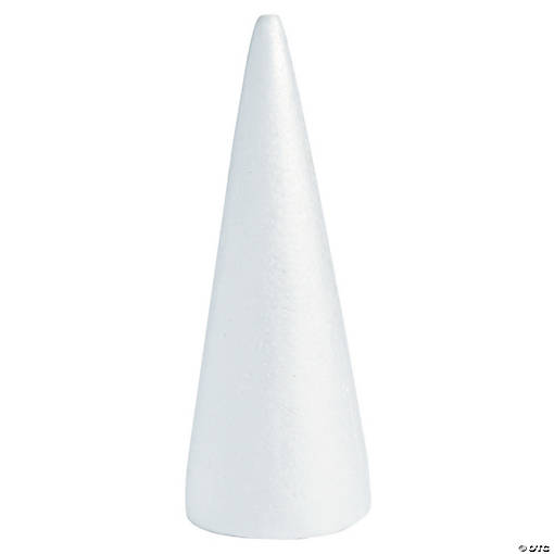 Oriental Trading : Customer Reviews : DIY Large Styrofoam Cones - 6 Pc.