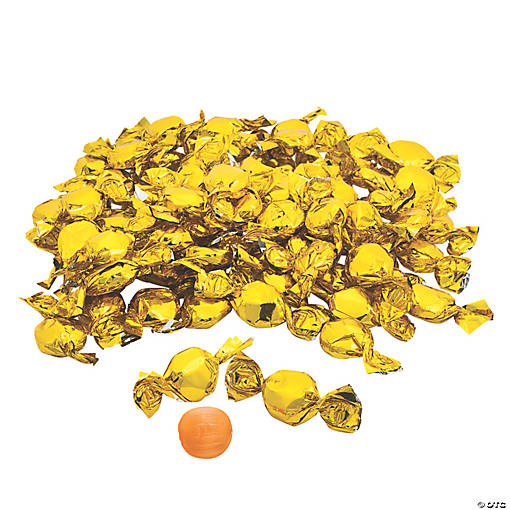 Oriental Trading : Customer Reviews : Gold Foil-Wrapped Hard Candy