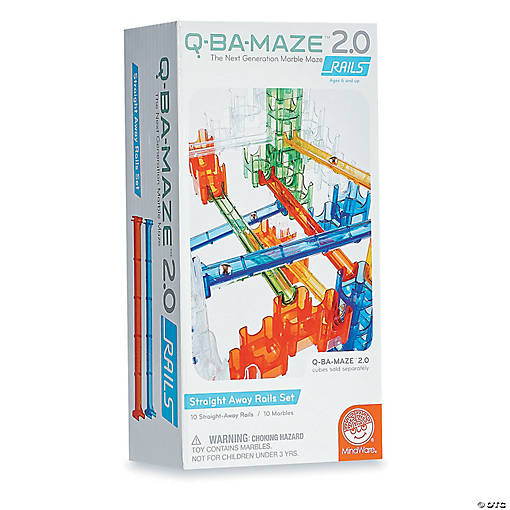 Q-BA-MAZE 2.0: Ultimate Stunt Set with FREE Light-Up Cube Pack