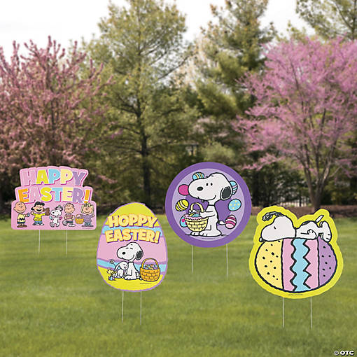 Oriental Trading : Customer Reviews : Peanuts® Easter Yard Signs
