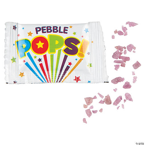 Oriental Trading : Customer Reviews : Pebble Pops Popping Hard Candy Packs