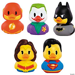 2 3/4" DC Comics Character Plastic Rubber Ducks Assortment Set
