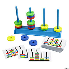 8" STEM Floating & Stacking Magnets Set with Flash Cards