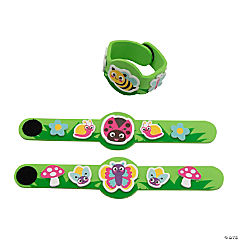 Brightly Colored Bug Bracelet Foam Craft Kit | Fun Express