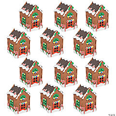 Bulk 3D Gingerbread House Craft Kit | Fun Express