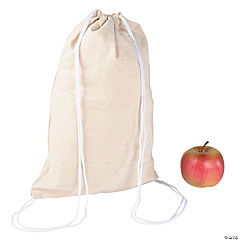 Bulk DIY Medium Canvas Drawstring Bags