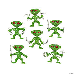 Bulk Green Alien Figures