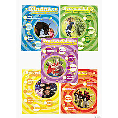 Cardboard Character Building Learning Chart Set | Fun Express