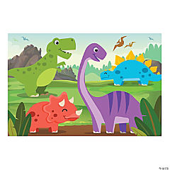 Dinosaur VBS Bright Backdrop