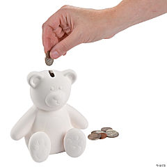 DIY Ceramic Teddy Bear Banks