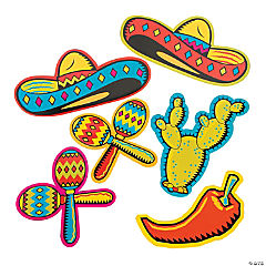 Fiesta Die Cut Pails - 6 Pc. | Oriental Trading