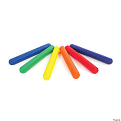 Foam Batons - Assorted Colors, 6 Per Set, 2 Sets | Fun Express