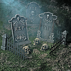 Foam Tabletop Cemetery Kit | Fun Express