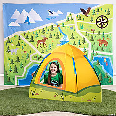 Great North VBS Map Value Backdrop & Stand-Up Decorating Kit | Fun Express