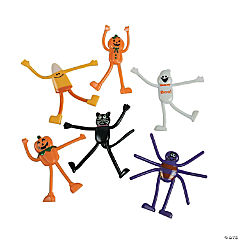 Mini Halloween Monsters Stuffed Character Assortment - 24 Pc ...