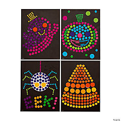 Halloween Dot Sticker Art Sheets | Fun Express