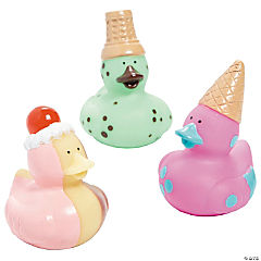 Ice Cream Rubber Ducks | Fun Express