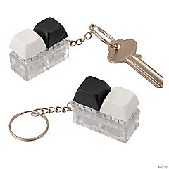 Keyboard Key 2- Button Fidget Clicker Toy Keychains