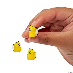 Micro Yellow & Black Bee Rubber Ducks