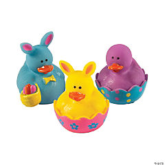 Mini Easter Rubber Ducks | Fun Express