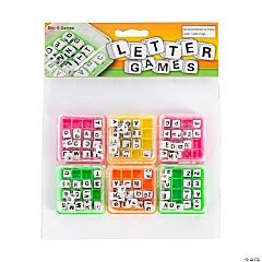 Mini Letter Brain Teaser Games - 12 Pc.