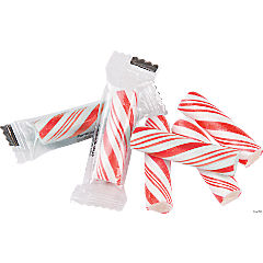 Mini Red & White Cherry Candy Sticks | Fun Express