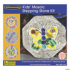 Mosaic Stepping Stone Kit-Daisy
