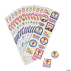 Paper “He Lives!” Sticker Sheets