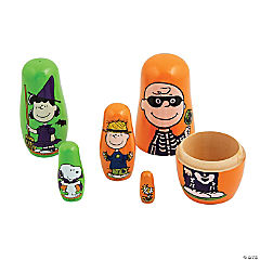 Peanuts ® Thanksgiving Nesting Dolls - 5 Pc.
