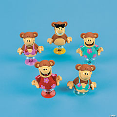 Plastic Beach Monkey Pop-Ups | Fun Express