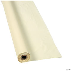 Plastic Ivory Tablecloth Roll | Fun Express