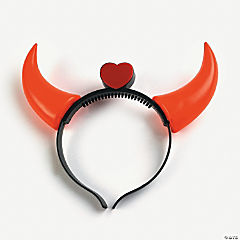 Plastic Light-Up Devil Horns