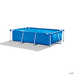 Pool Central 9.8ft Proper 29.5in Rectangular Frame Above Ground ...