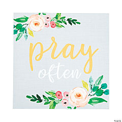 Pray Often Tabletop Sign | Fun Express