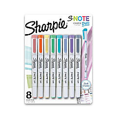 Sharpie S-Note Duo Dual-Ended Creative Highlighters 16/Pkg-Assorted ...
