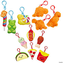 Stuffed Novelty Character Backpack Clips Kit
