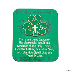 Color Your Own Shamrock Trinity Cutouts - 12 Pc. | Oriental Trading