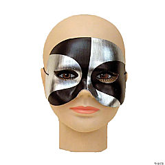 Blue Domino Half Mask | Oriental Trading