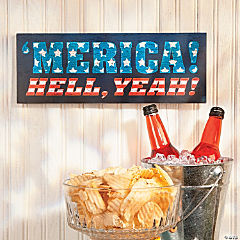 Wooden ‘Merica Sign | Fun Express