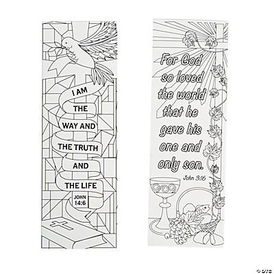 Color Your Own Printable Bookmarks