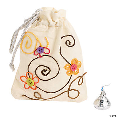 DIY Mini Drawstring Bags - 48 pcs.
