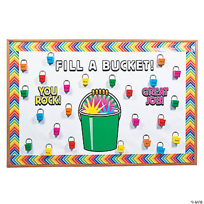 Fill the Bucket Bulletin Board Set | Fun Express