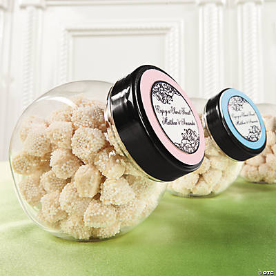 Personalized Mini Candy Jars Idea