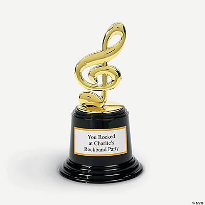 Personalized Musical Note Trophies